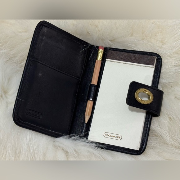 Coach | Accessories | Rare Vintage Coach Leather Legacy Turnlock Black ...